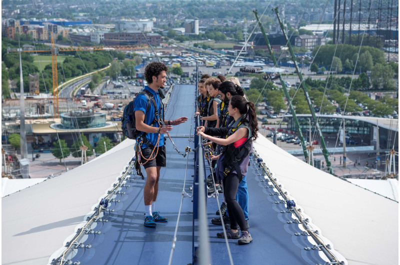 Up at the O2 climbing tour | London City Pass