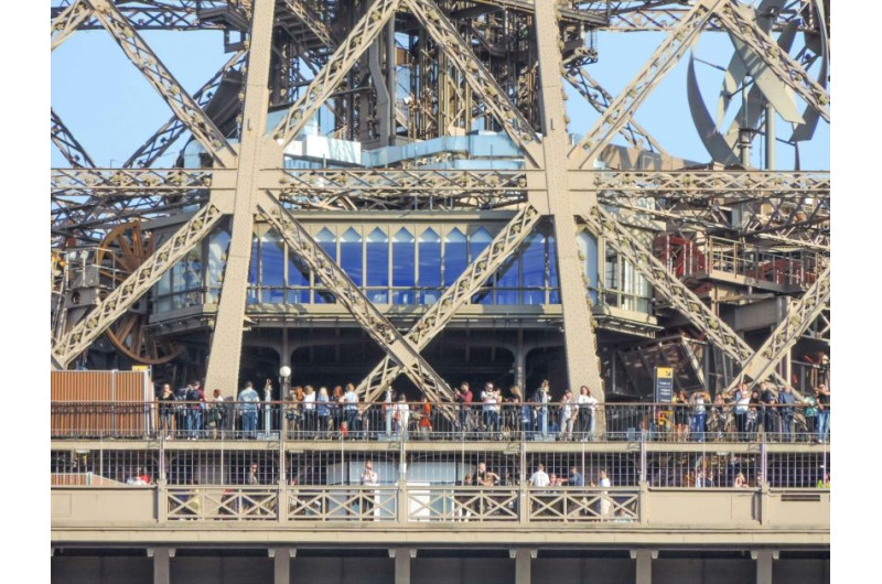 Eiffel Tower second floor with guide